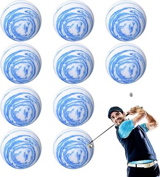 Generic Golfb&auml;lle Training f&uuml;r Garten | 10 elastische Golfb&auml;lle, Aufw&auml;rmzubeh&ouml;r f&uuml;r Anf&auml;nger, Jugendliche und Erwachsene, Outdoor, Indoor, Terrain Practice
