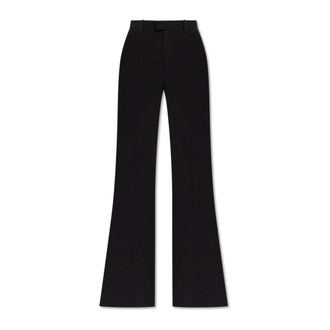 Balenciaga Schlaghose mit B&uuml;gelfalte - - Trousers - Damen - Schwarzk - S