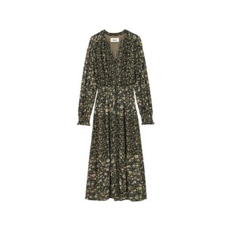 BA&SH Kacy Kleid - - Dresses - Damen - Gr&uuml;n - M