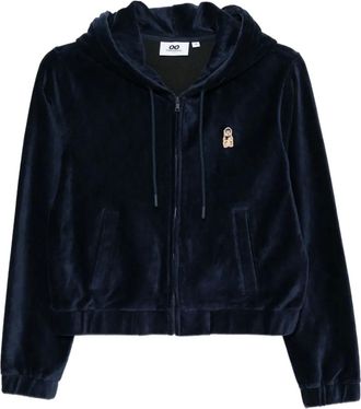 Chocoolate hoodie à écusson à logo - Bleu