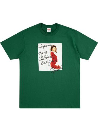 SUPREME t-shirt à imprimé graphique - Vert