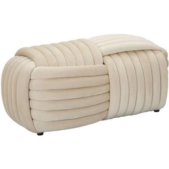Mauro Ferretti Mauro Ferretti - Banc en tissu Softy 90 x 45 x 45 cm