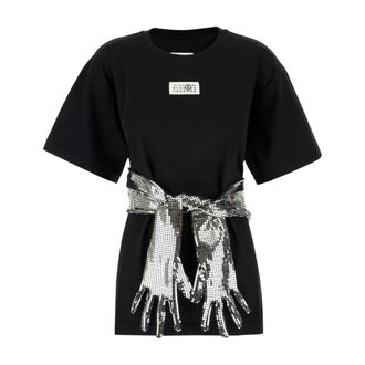 Maison Margiela T-Shirt - - Tops - Damen - Schwarzk - M