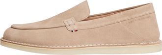 Tommy Hilfiger Herren Hilfiger Stitchdown Suede Loafer Fm0fm05782 Halbschuhe, BEIGE (Coastal Taupe), 40.5 EU