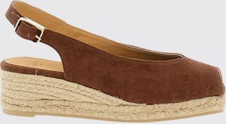 Castaner Dosalia Canvas-Espadrilles mit mittlerem Keilabsatz und offener Spitze