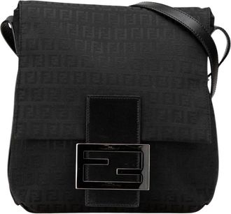 Fendi Sac Bandouli&egrave;re Baguette doccasion - Femme - Pre-owned - Noir - Taille: ONE Size