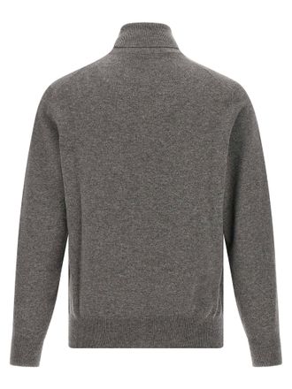 Brunello Cucinelli Cashmere Turtleneck Sweater - Grey