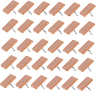 DOITOOL 30 St&uuml;ck Teiliges M&ouml;belgleiter Robustem und Quadratische Schubladengleiter und Stuhlgleiter f&uuml;r Parkett und Hartholzb&ouml;den Einfache Montage zur Reparat