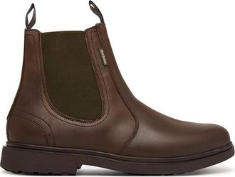Barbour Klassische Stiefeletten Barbour Hae Chelsea Boot MFO0815BR99 Dunkelbraun