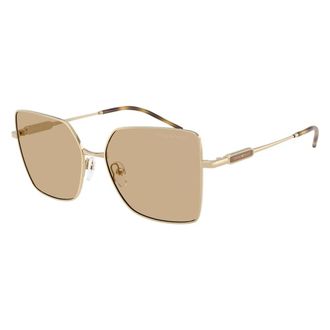 Emporio Armani Square Metal Sonnenbrillen - - Accessories - Damen - Gelb - 56 MM