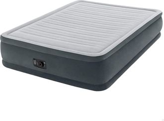 Intex Queen Comfort-Plush Dura-Beam Airbed with built-in electric pump 64414NP