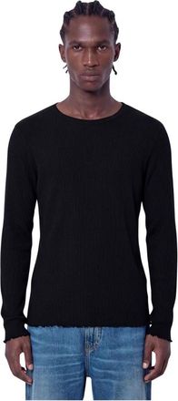 Our Legacy Verl&auml;ngerter Langarm-Pullover - - Knitwear - Herren - Schwarzk - L