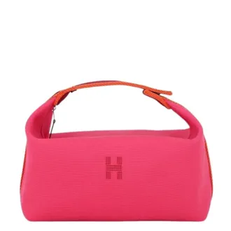 Herm&egrave;s Pre-owned Vintage Canvas Mini Bag - - Pre-owned - Damen - Rosa - ONE SIZE