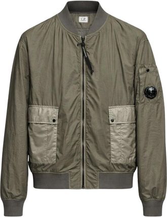 C.P. Company C.p. Company, Homme, Vestes, Gris, Taille: M Giacca a Bomber in Bi Tim