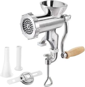 Metaltex 251724000 Jack Fleischwolf Alu Gr&ouml;&szlig;e 8, Silber