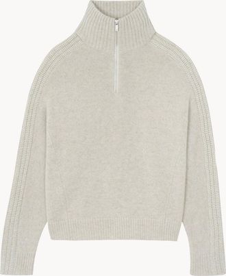 Kujten Pull cropped cachemire femme camionneur, 6 fils - Pull Aud