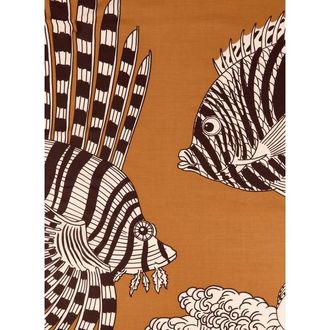 Inou&iuml;toosh Foulard imprim&eacute; en coton m&eacute;lang&eacute;