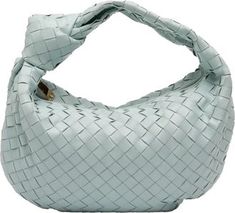 Bottega Veneta Hobo Bags - Teen Nappa Intrecciato Jodie - Gr. unisize - in Blau - f&uuml;r Damen
