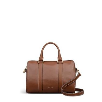 Radley London London Noble Alley Poign&eacute;e sup&eacute;rieure zipp&eacute;e en cuir pour femme Cognac Taille M, cognac, Taille M