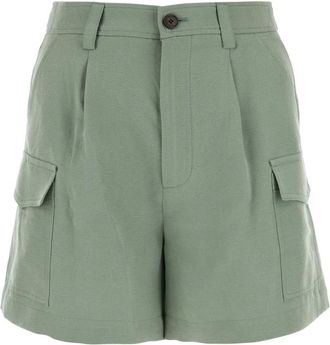 Woolrich Femme, Shorts, Vert, Taille: W29 Linen Cargo Shorts