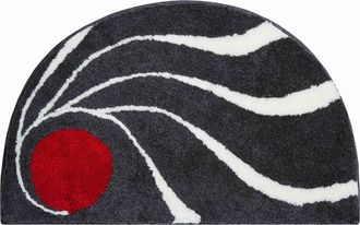 GRUND COLANI Exklusiver Designer Badteppich 100% Polyacryl, ultra soft, rutschfest, &Ouml;KO-TEX-zertifiziert, 5 Jahre Garantie, Colani 18, Badematte 50x80 cm ha