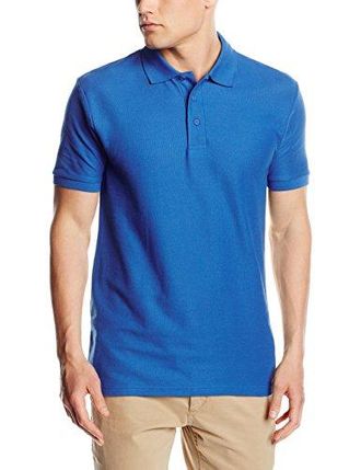 Fruit Of The Loom Manches Raglan Polo, Bleu (Bleu Roi), XXXL Homme