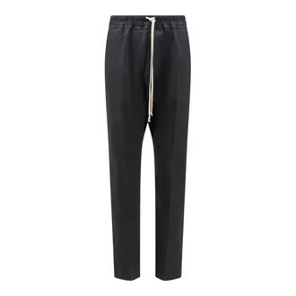 Rick Owens Homme, Pantalons, Noir, Taille: M Pantalon en coton
