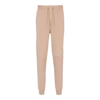 Balmain Gepr&auml;gte Logo-Jogginghose - - Trousers - Herren - Beige - M