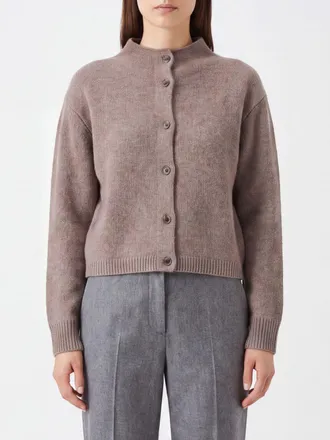 Lisa Yang Cardigan &agrave; col rond en pur cachemire avec boutons