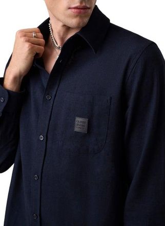 Guess Chemise droite unie en coton