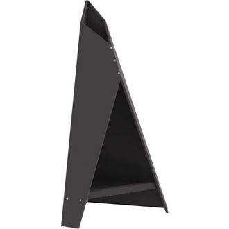 vidaXL Vidaxl - Feuerplatz Schwarz 58 x 40 x 100 cm Kaltgewalzter Stahl