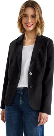 Street One Street One Damen A211839 Twill Blazer, Schwarz, 36 EU