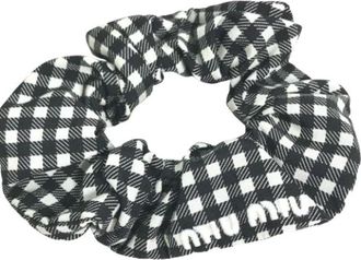 Miu Miu Pre-owned Chouchou - Femme - Pre-owned - Noir - Taille: ONE Size