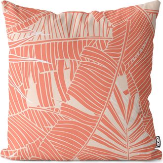 Void Watches Palmen Grafik Dschungel Pflanzen Kissenbezug Kissenhülle Dekoration Ostern Outdoor Garten Kissen bezug deko, Kissen Größe:50 x 50 cm