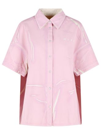 Marni Chemise en coton rose Marni