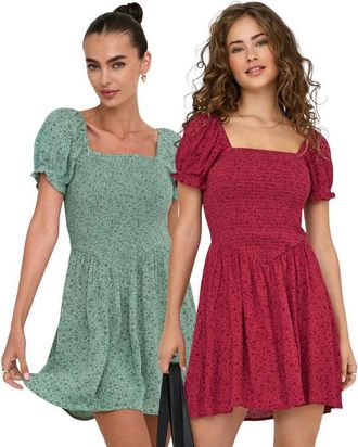 Only Minikleid (Set, 2er-Pack) florales Muster