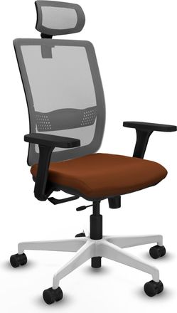 Piqueras y Crespo Ergonomischer B&uuml;rostuhl Haches mit 3D-Armlehnen, h&ouml;henverstellbare Lendenwirbelst&uuml;tze und h&ouml;henverstellbares Kopfteil und Neigung, ausgestattet mit Sy