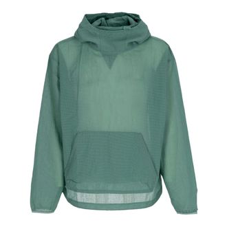 Nike Mesh Hoodie mit Gesichtsschutz - - Sport - Herren - Gr&uuml;n - S