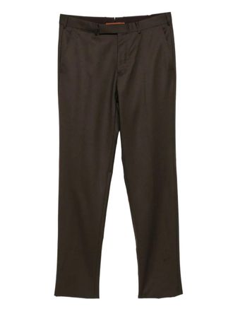 Ermenegildo Zegna pantalon en laine - Marron