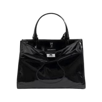 Zadig&Voltaire Sac Jack Mini Vintage verni - Femme - Sacs - Noir - Taille: ONE Size