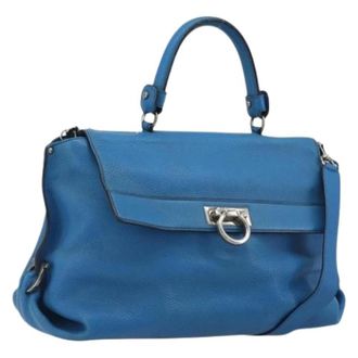 Ferragamo Pre-owned Hand Bag - - Pre-owned - Damen - Blau - ONE SIZE