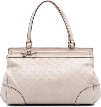 Gucci Shopper - Guccissima Mayfair Tote - Gr. unisize - in Weiß - für Damen