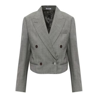Alexander McQueen Damen, Jacken, Grau, SGr&ouml;&szlig;e