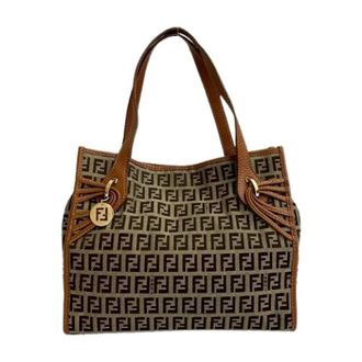 Fendi Cabas en toile Pre-owned - Femme - Pre-owned - Brun - Taille: ONE Size