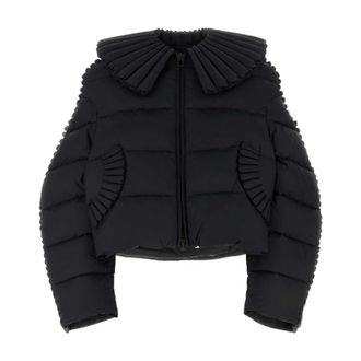 RAXXY Oversize Nylon Daunenjacke - - Jackets - Damen - Schwarzk - S