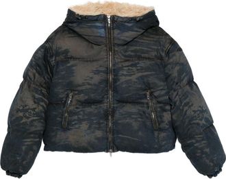 Diesel Camouflage-pattern Padded Jacket