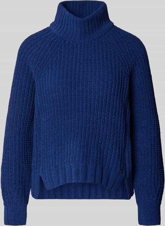 Monari Regular Fit Strickpullover mit Stehkragen