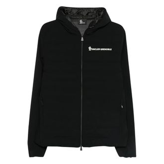 Moncler Grenoble Zip-Up Cardigan - - Sweatshirts & Hoodies - Herren - Schwarzk - L