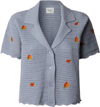 Pepe Jeans London Damen, Strickwaren, Blau, XSGröße