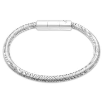 s.Oliver Herren Bracelet - Armband aus poliertem Edelstahl - Silber - Verstellbar bis 22 cm - wasserfest & hautfreundlich